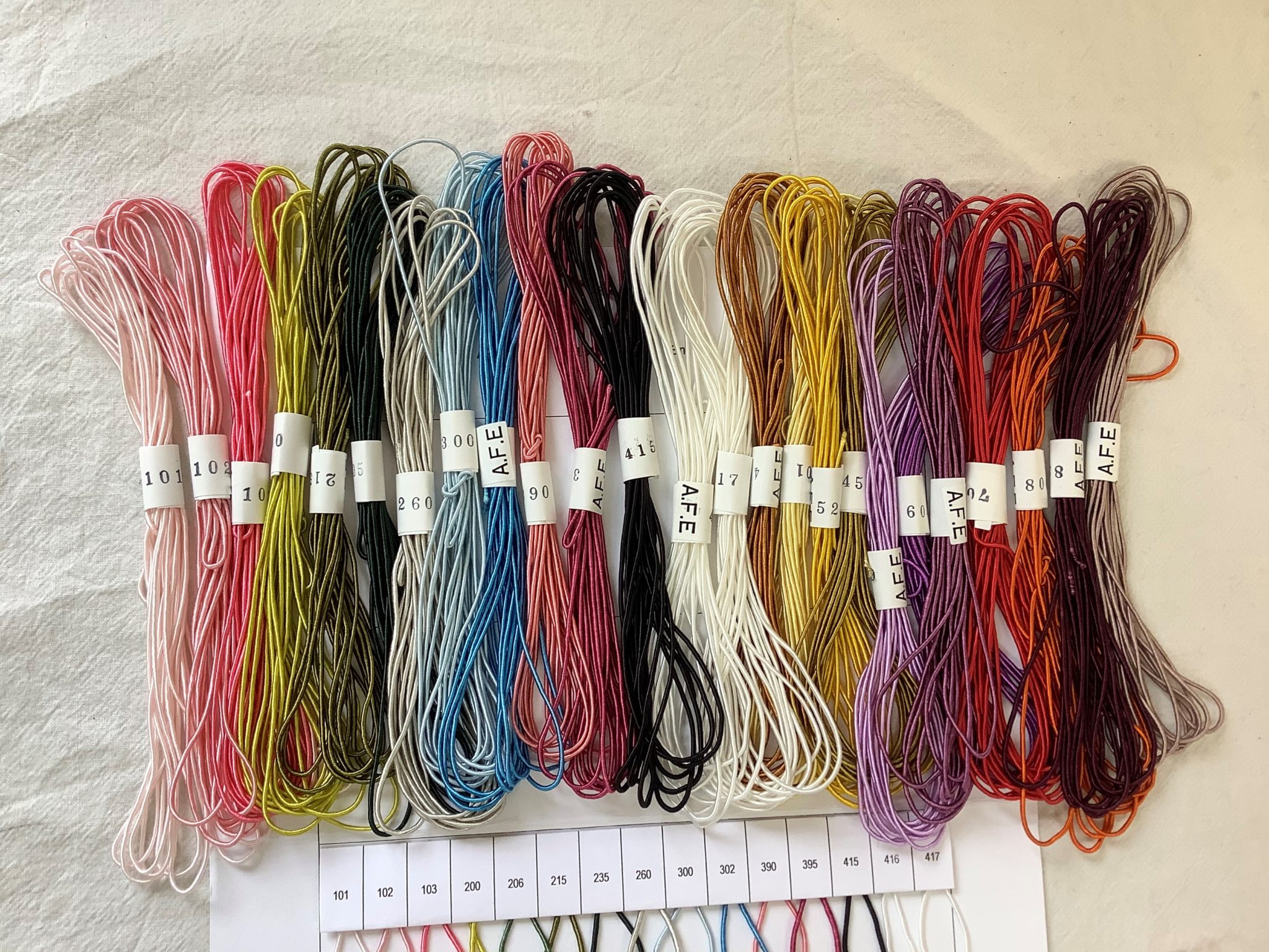 Japanese Rayon Gimp Thread by Art Fiber Endo - Royal School of Needlework