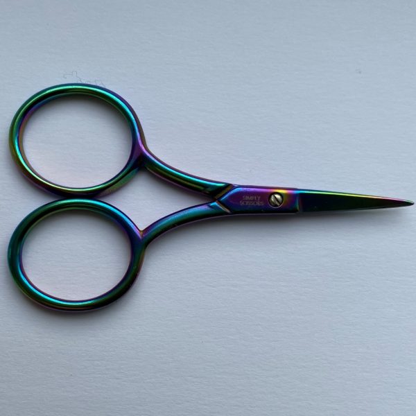 Rainbow Effect Goldwork Scissors - Royal School of Needlework