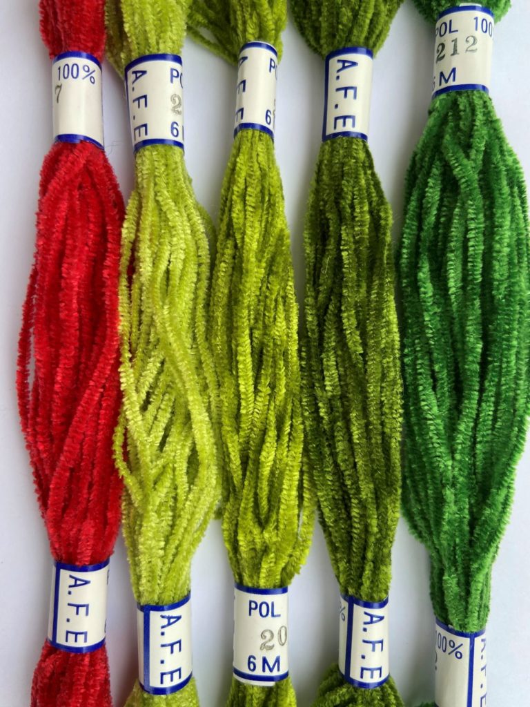 New In Japanese Chenille Thread Colour Packs by AFE - Royal School of ...