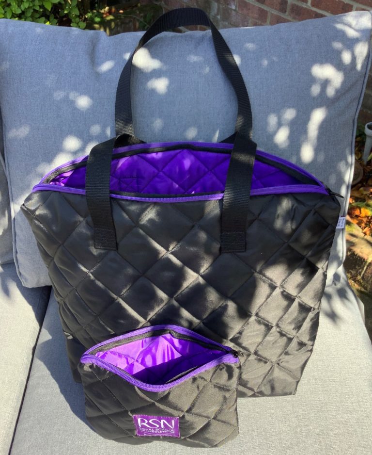 Back in Stock: Quilted Slate Frame and Tote Bags - Royal School of ...