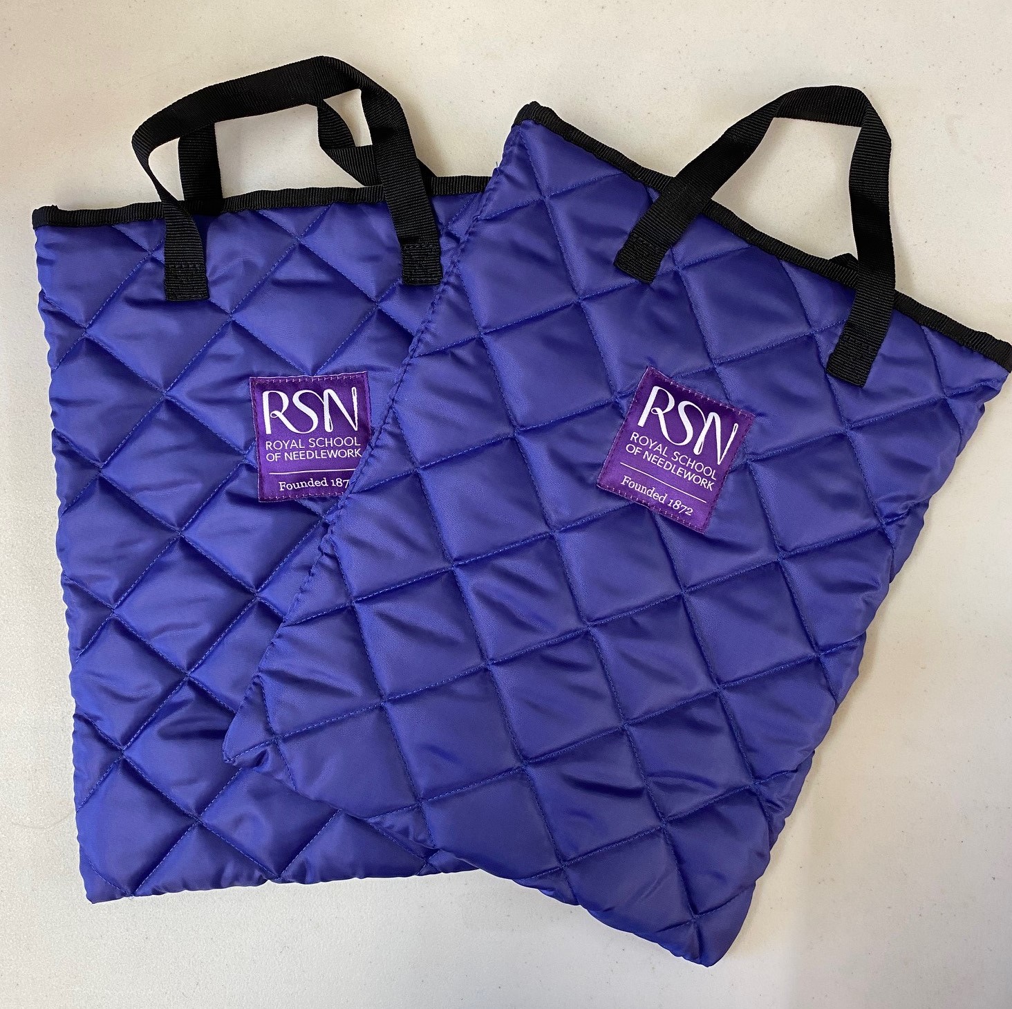 RSN Quilted Work Bags - Royal School of Needlework
