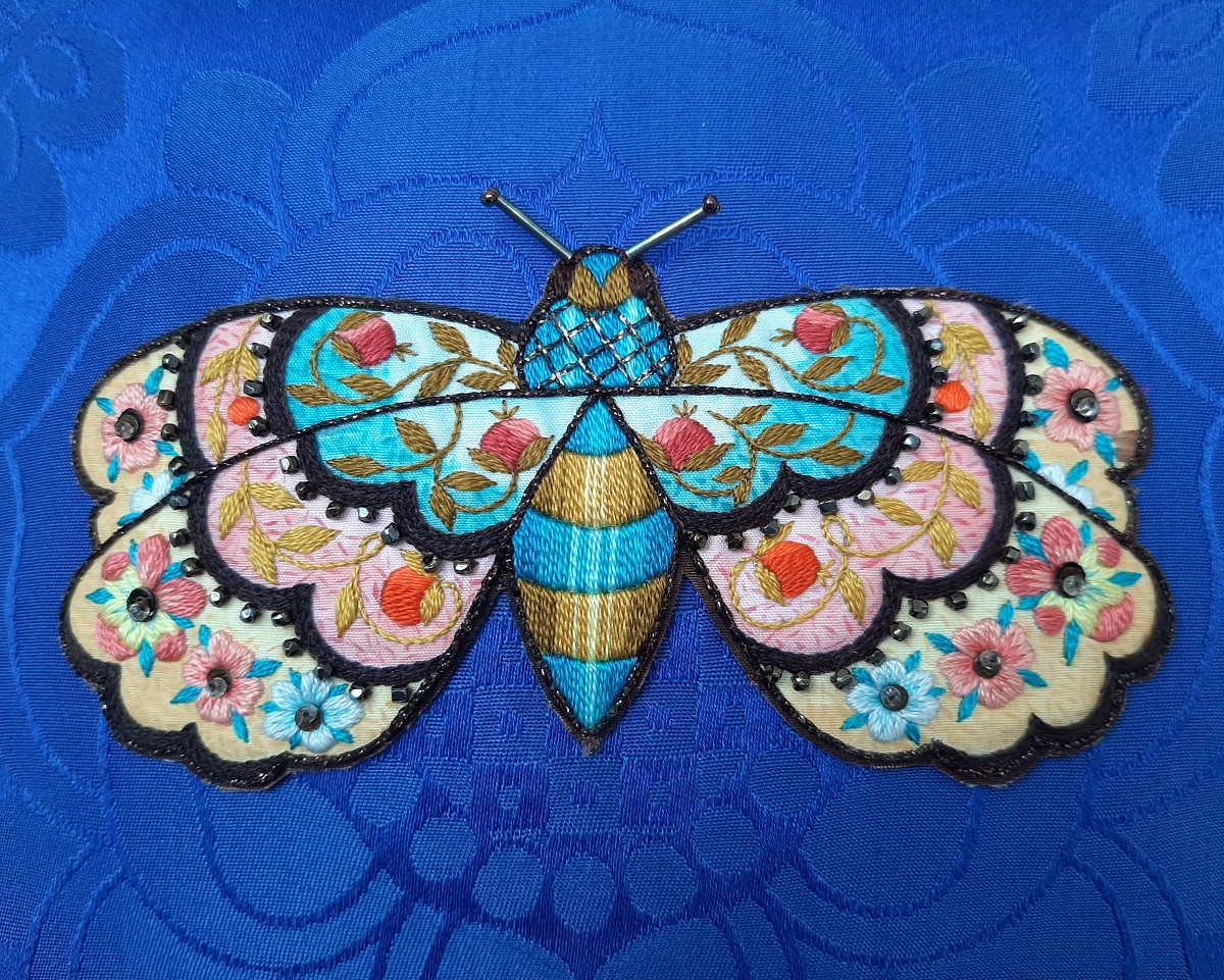 Jacobean Moth - Royal School of Needlework