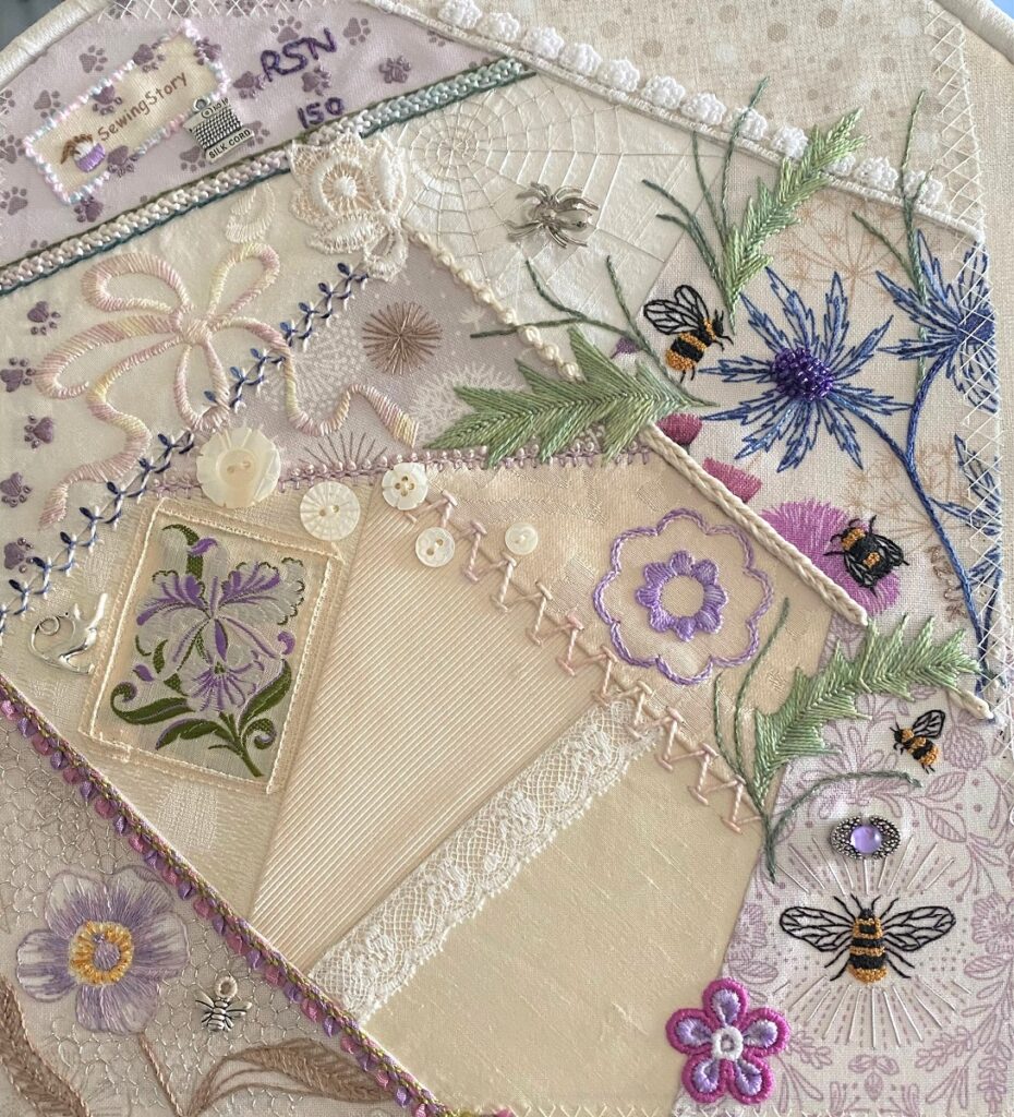 Embroidered & Embellished Victorian Patchwork - Royal School of Needlework