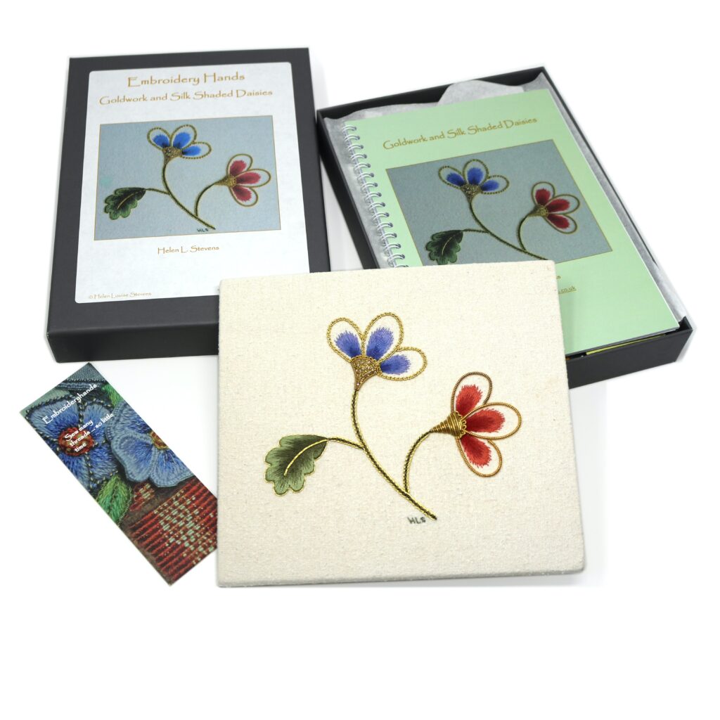 RSN Exclusive Goldwork and Silk Shaded Daisies By Helen Stevens - Royal ...