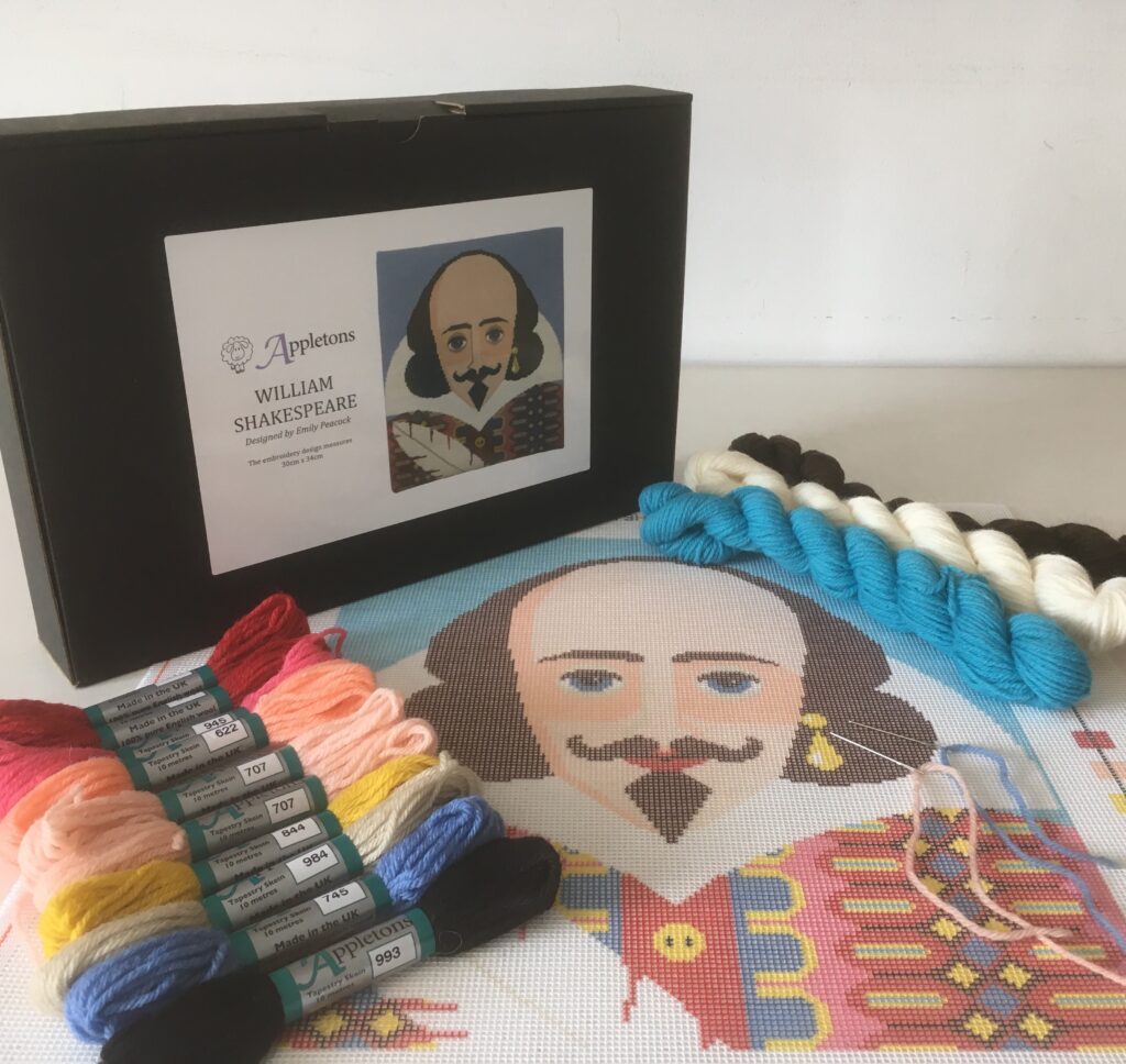 William Shakespeare Tapestry Kit - Royal School of Needlework