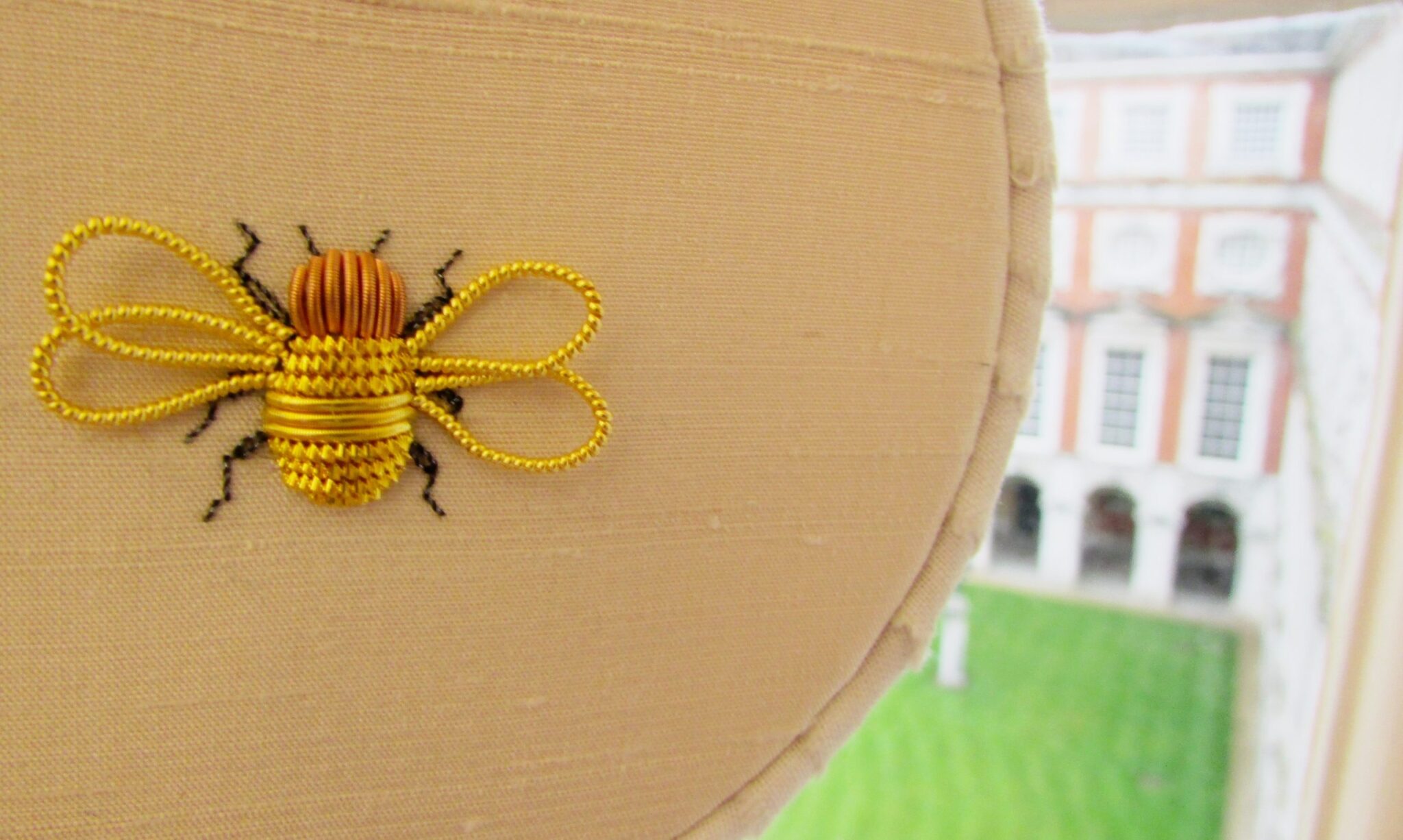 Goldwork Buzzy Bee Kit by Helen Stevens - Royal School of Needlework