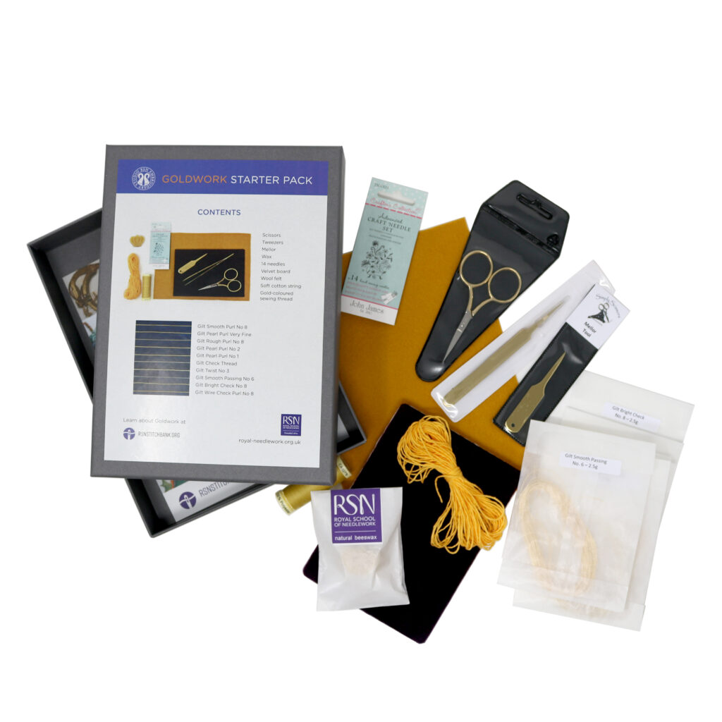RSN Embroidery Studio: Goldwork Inspiration Pack - Royal School of Needlework