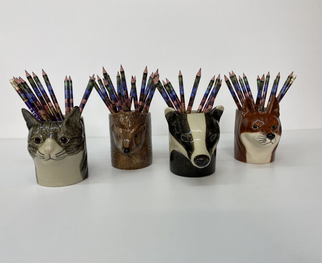 Pencil Pots by Quail Ceramics - Royal School of Needlework