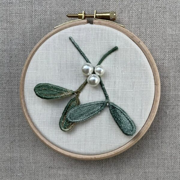 RSN Exclusive Mistletoe Embroidery Kit by Masako Newton - Royal School ...