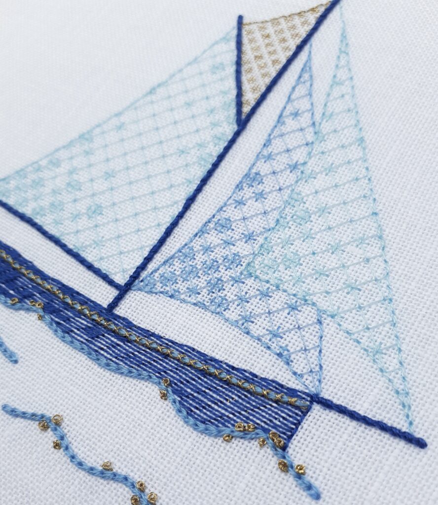 RSN Exclusive Sailing Boat Embroidery Kit by Jessica Ingram - Royal ...