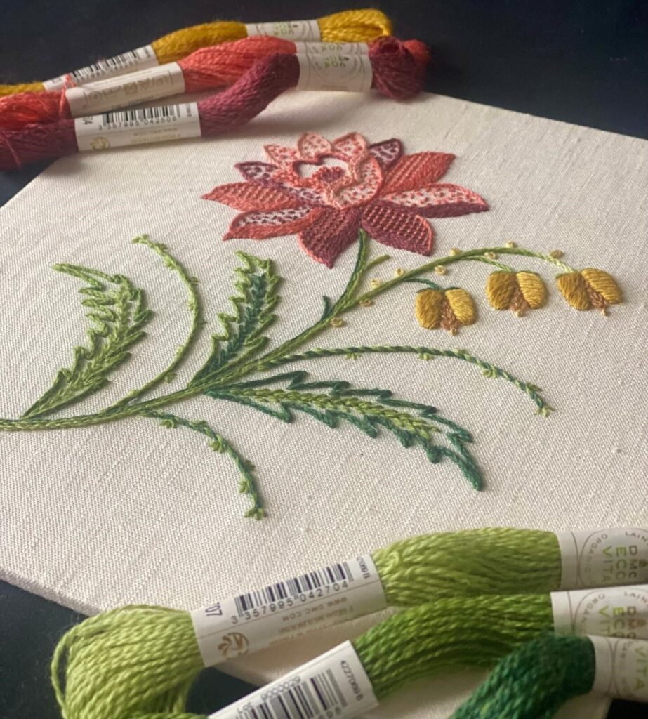 RSN Embroidery Studio: Crewelwork Posy - Royal School of Needlework